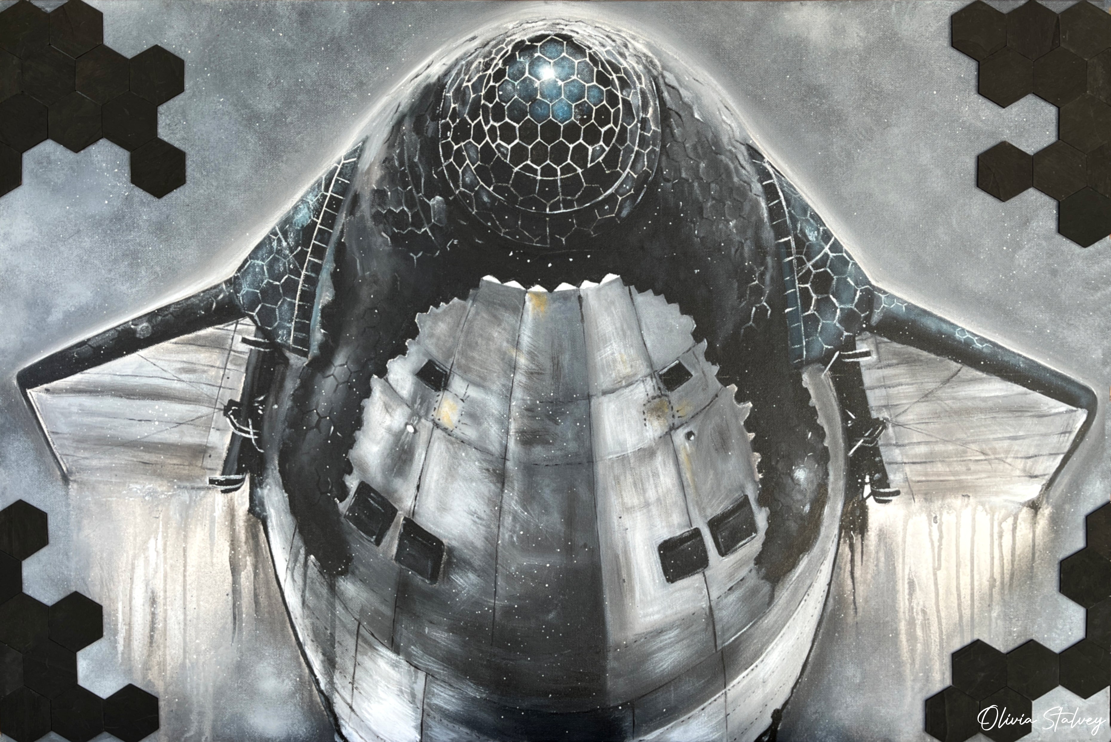 Rocket Art – Olivia Stalvey Art